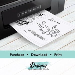 Baby Boy Alphabet Coloring Book Printable | Letter - A to Z Vehicle ...