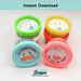 Easter Playdough Topper Printable | Bunny Party Favor | Classroom Treat ...