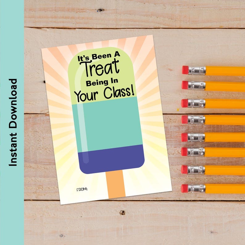 It's Been a Treat Teacher Gift Card Holder | Popsicle Teacher ...