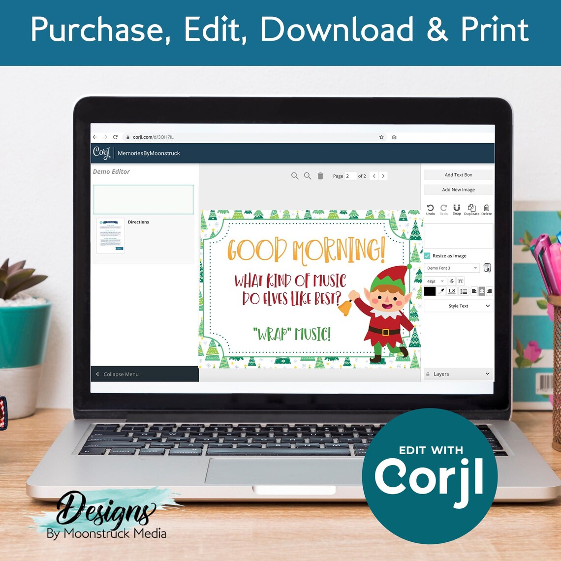 Printable Elf Note Cards for Christmas | Funny Elf Message Cards for ...
