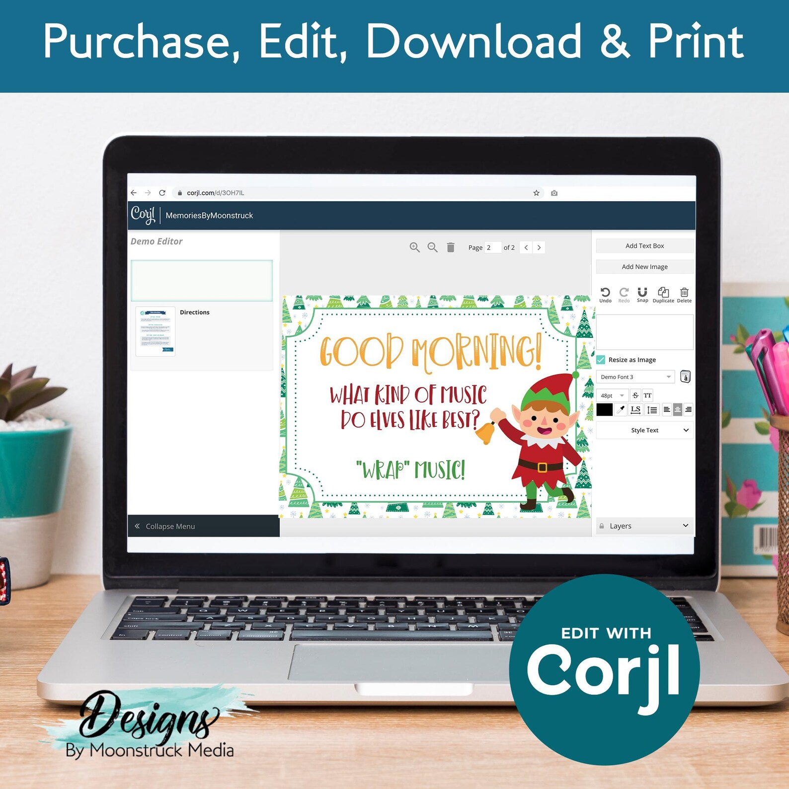 Printable Elf Note Cards for Christmas | Funny Elf Message Cards for ...