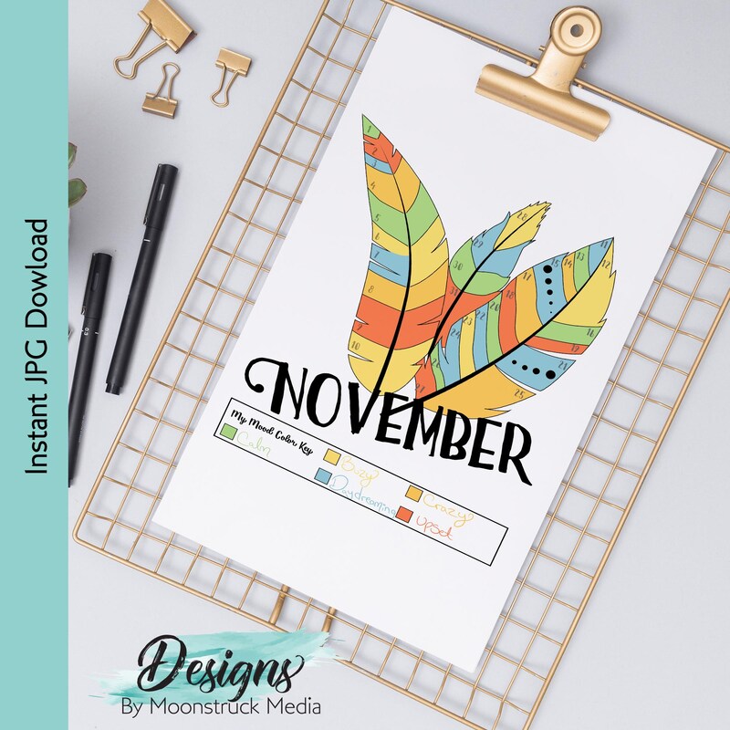 Feather Bullet Journal - Etsy