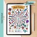 Fireworks Mood Tracker Printable | July Mood Journal Page | Festive ...