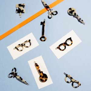 Turtle Story 2x Paper Clips Premium Cellulose Acetate turtle Shell ...