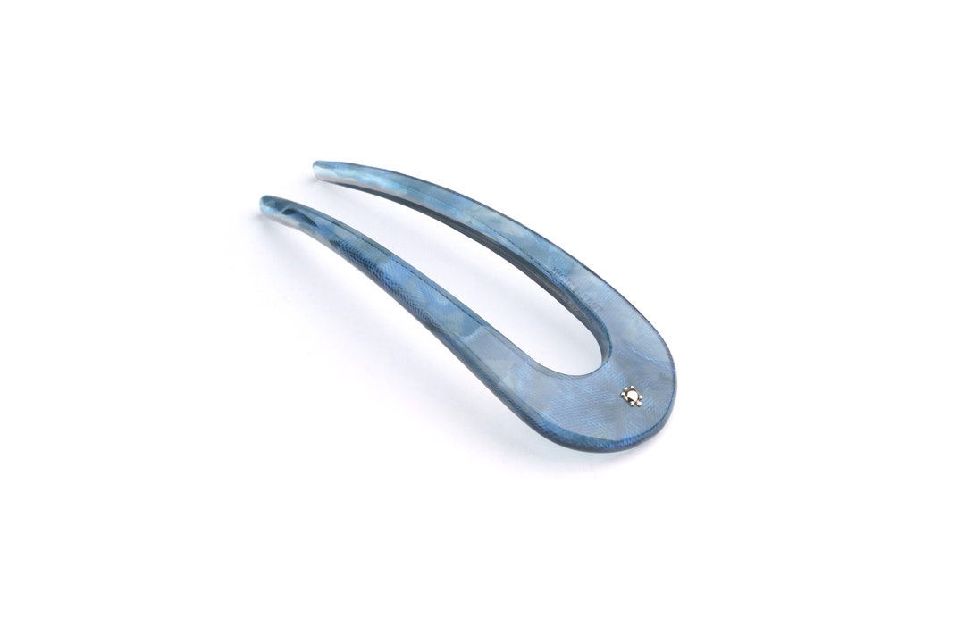 Cloudy Turtle Story Hair Fork Handmade From Italian Cellulose Acetate ...