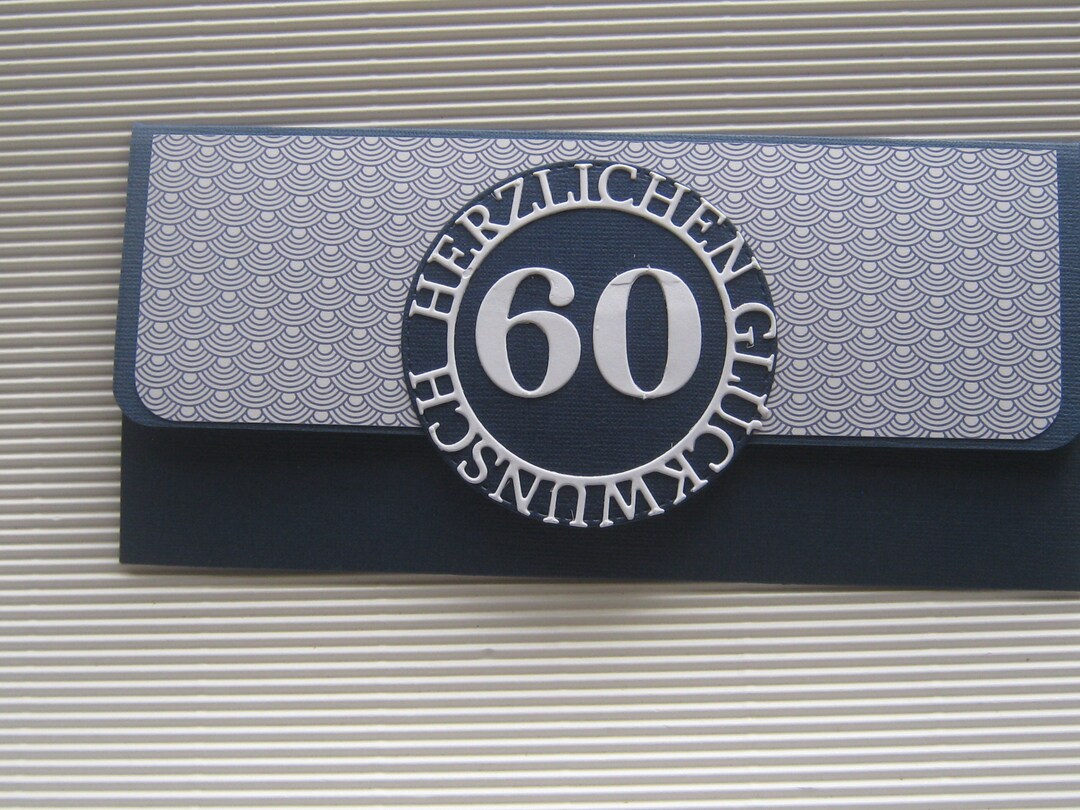 Voucher / Money Gift Packaging for the 60th Birthday - Etsy