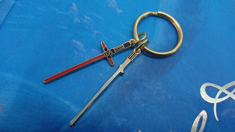 Lightsaber keychain | Etsy