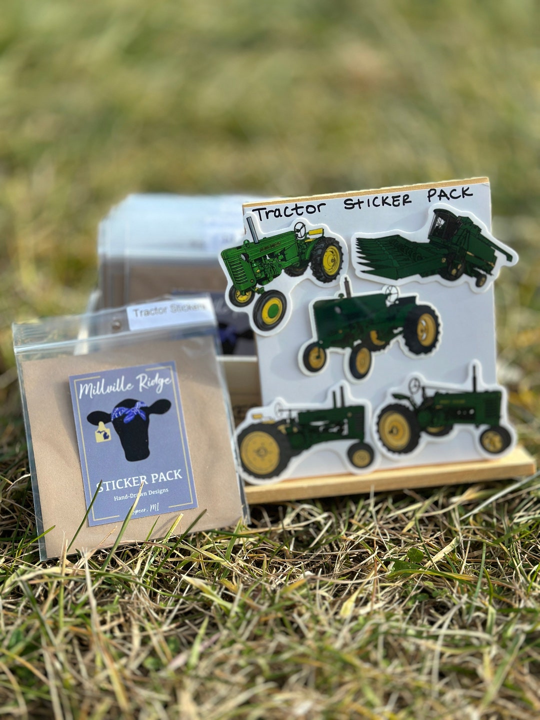 Tractor Sticker Pack - Etsy