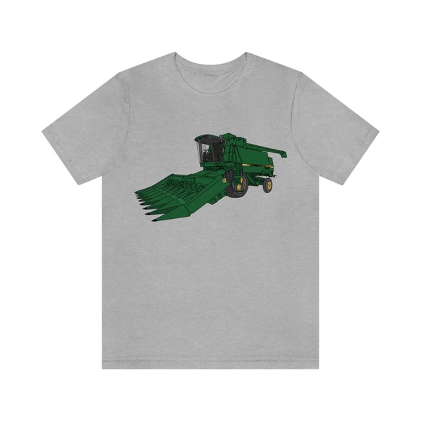 John Deere Combine Shirt - Etsy