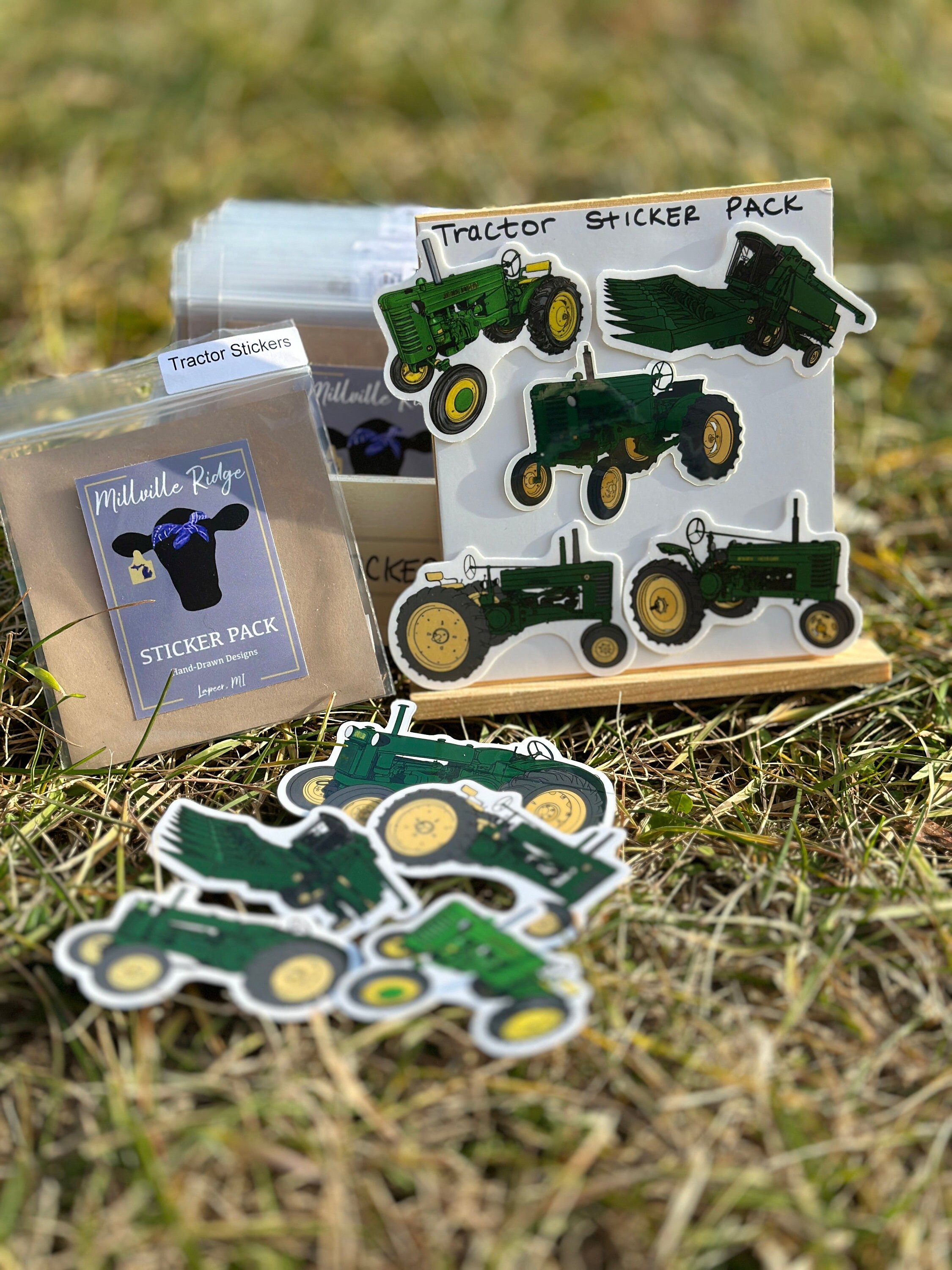 Tractor Sticker Pack - Etsy