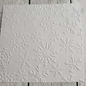 Embossed Design Paper Snowflake Mix - Christmas / Winter - Etsy