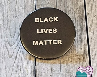 SILVER Black Lives Matter Enamel Lapel Pin 1 Custom - Etsy