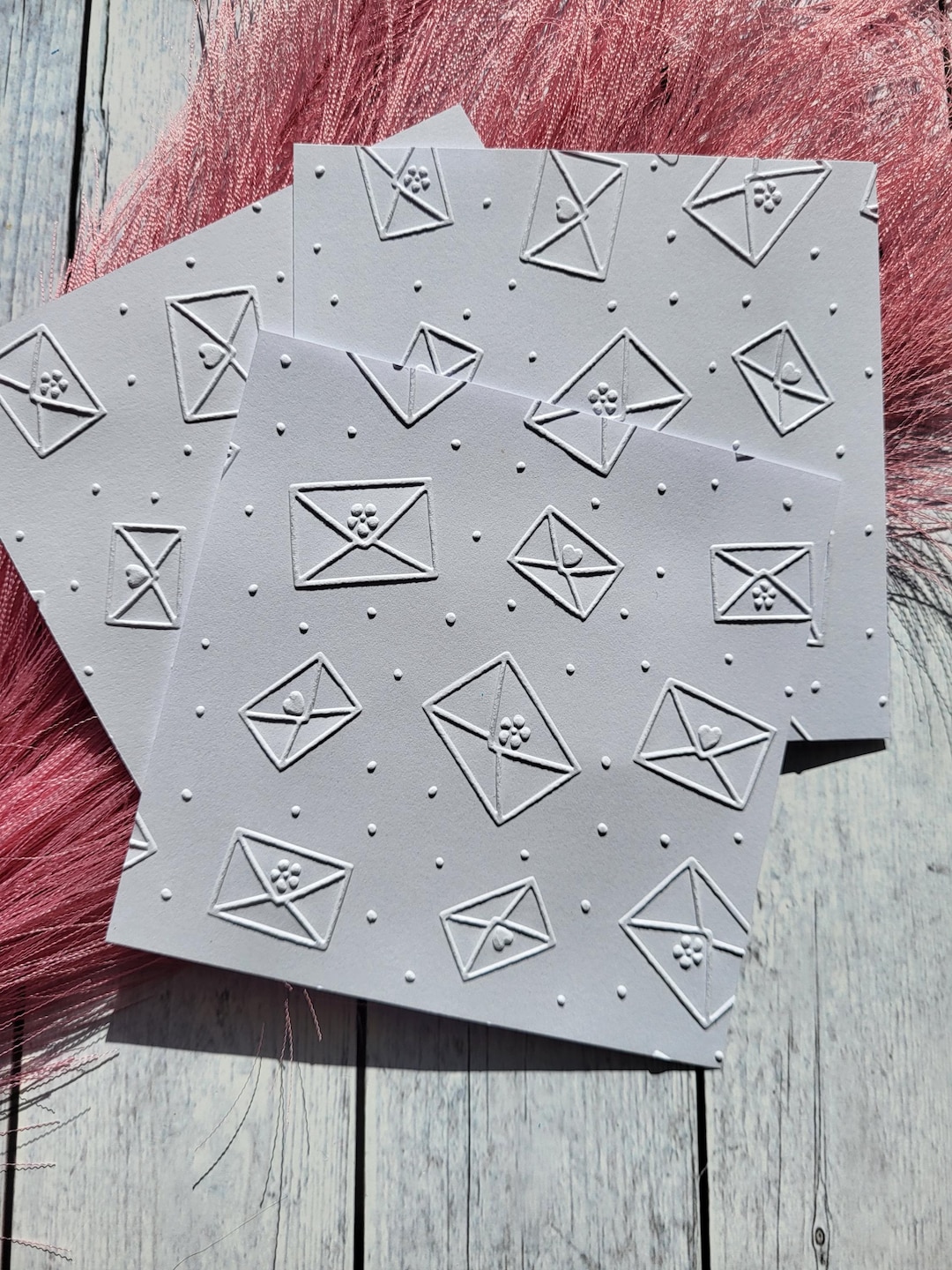 Embossed Craft Paper Loveletter - Etsy
