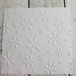Embossed Design Paper Snowflake Mix - Christmas / Winter - Etsy