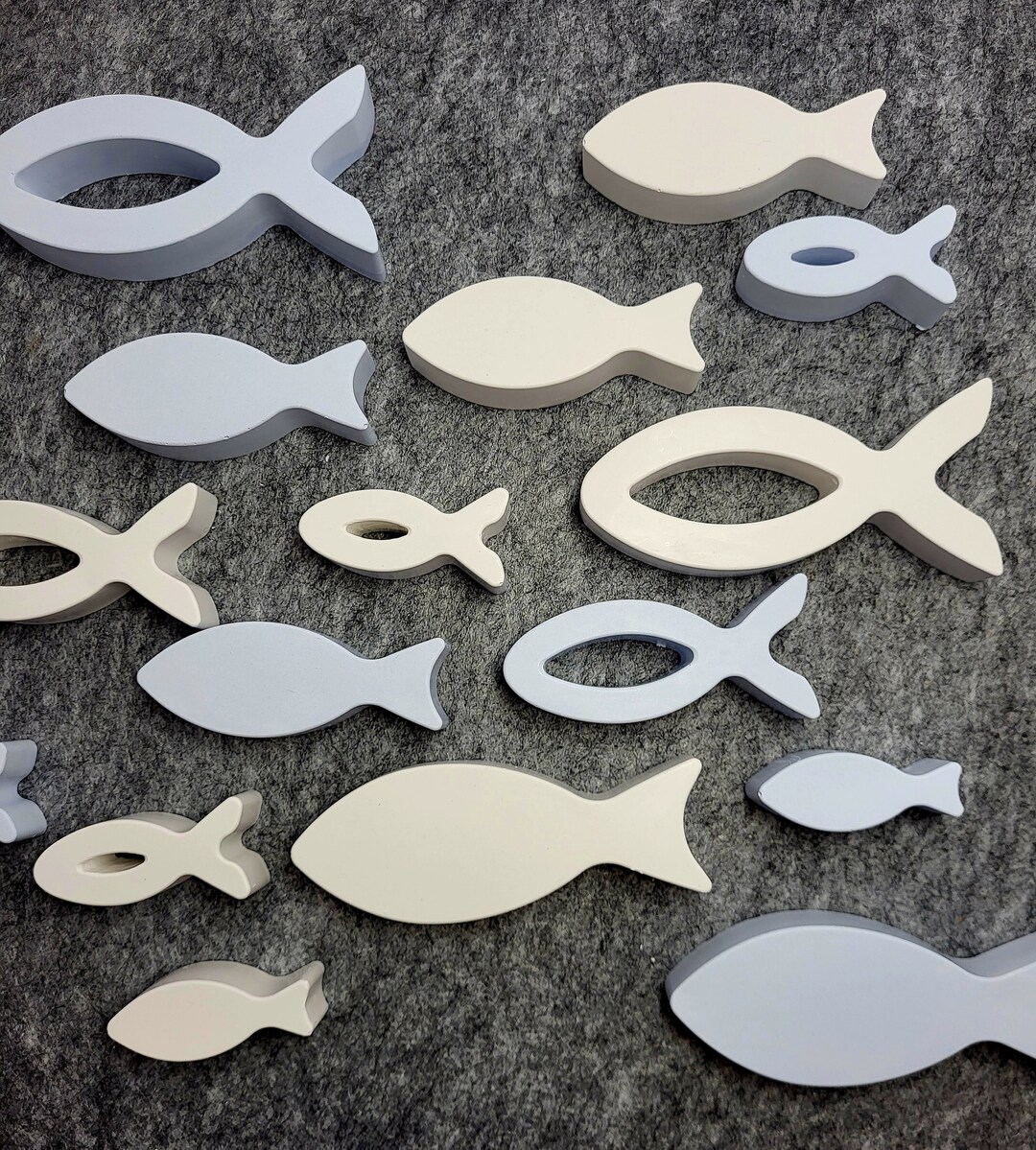 Decorative Fish Communion / Confirmation / Baptism Made of Concrete ...
