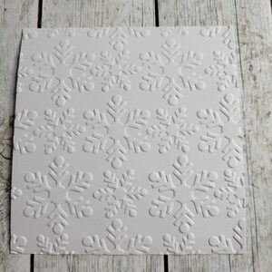 Embossed Design Paper Snowflake Mix - Christmas / Winter - Etsy