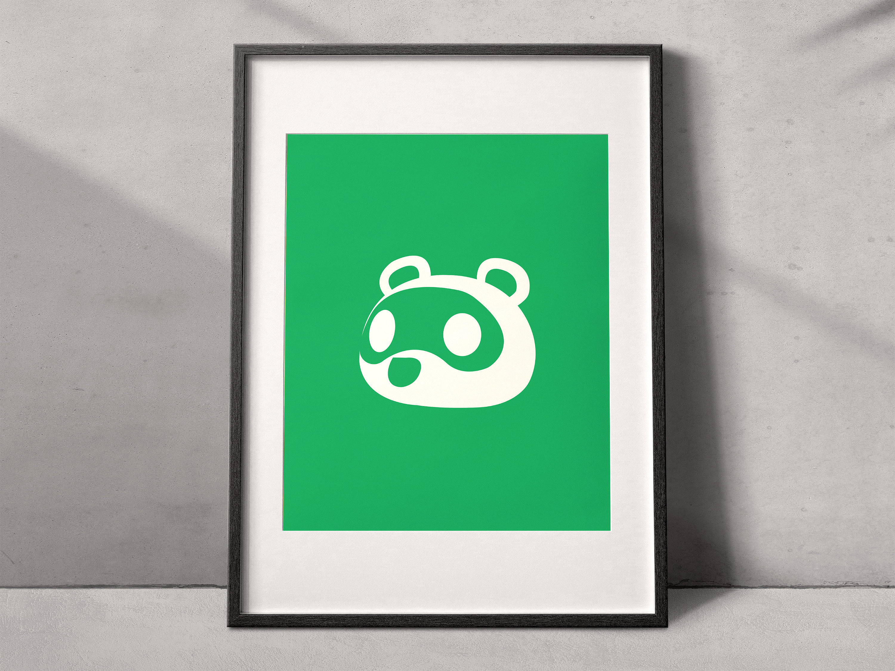 Animal Crossing Printable Poster, Tom Nook Minimal Wall Art DIGITAL ...