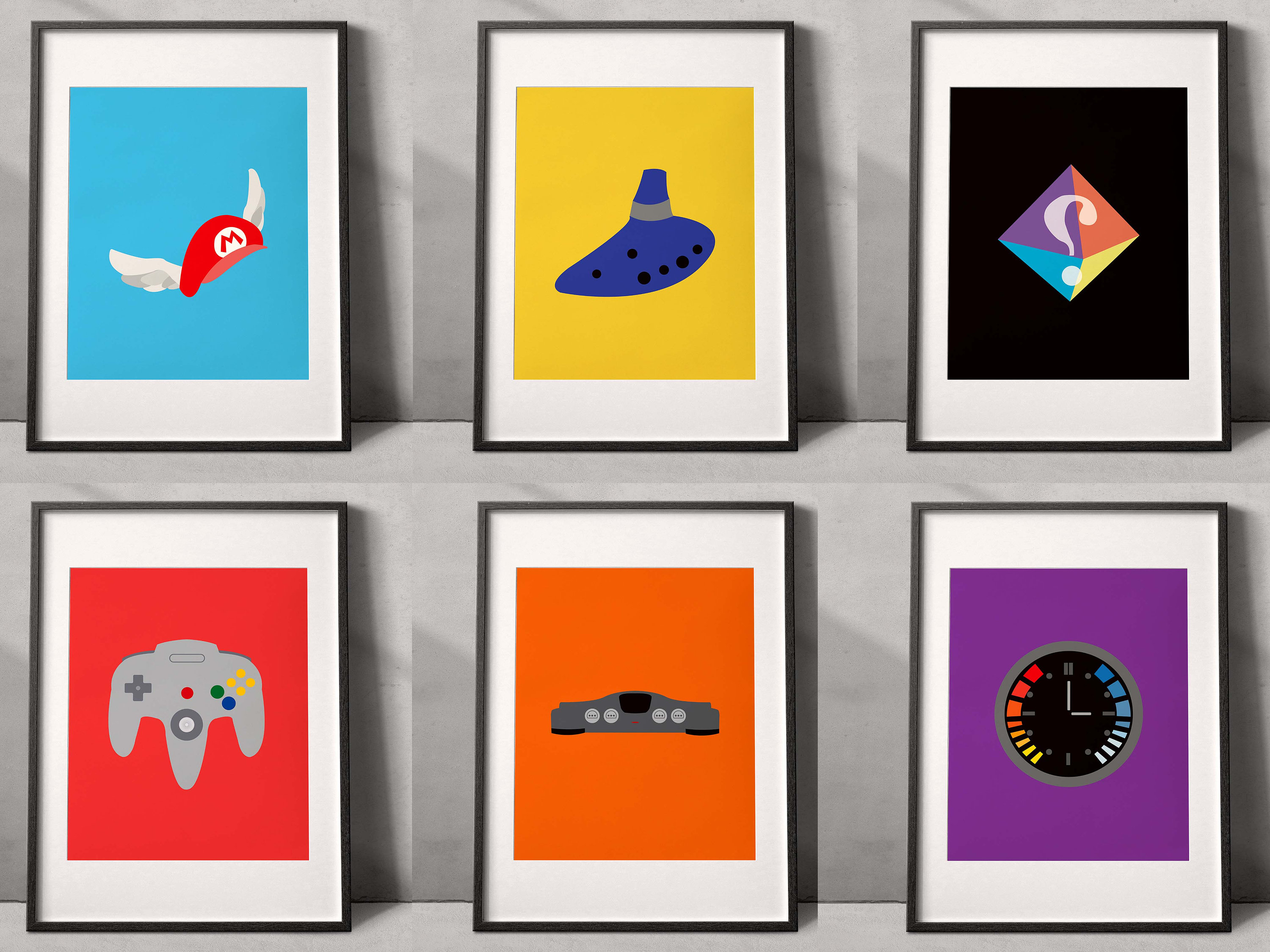 Minimal Video Game Printable Wall Art - Flat N64 Wall Art - Etsy
