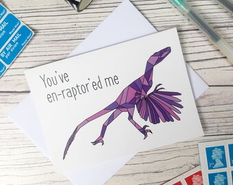 Dinosaur card | Etsy