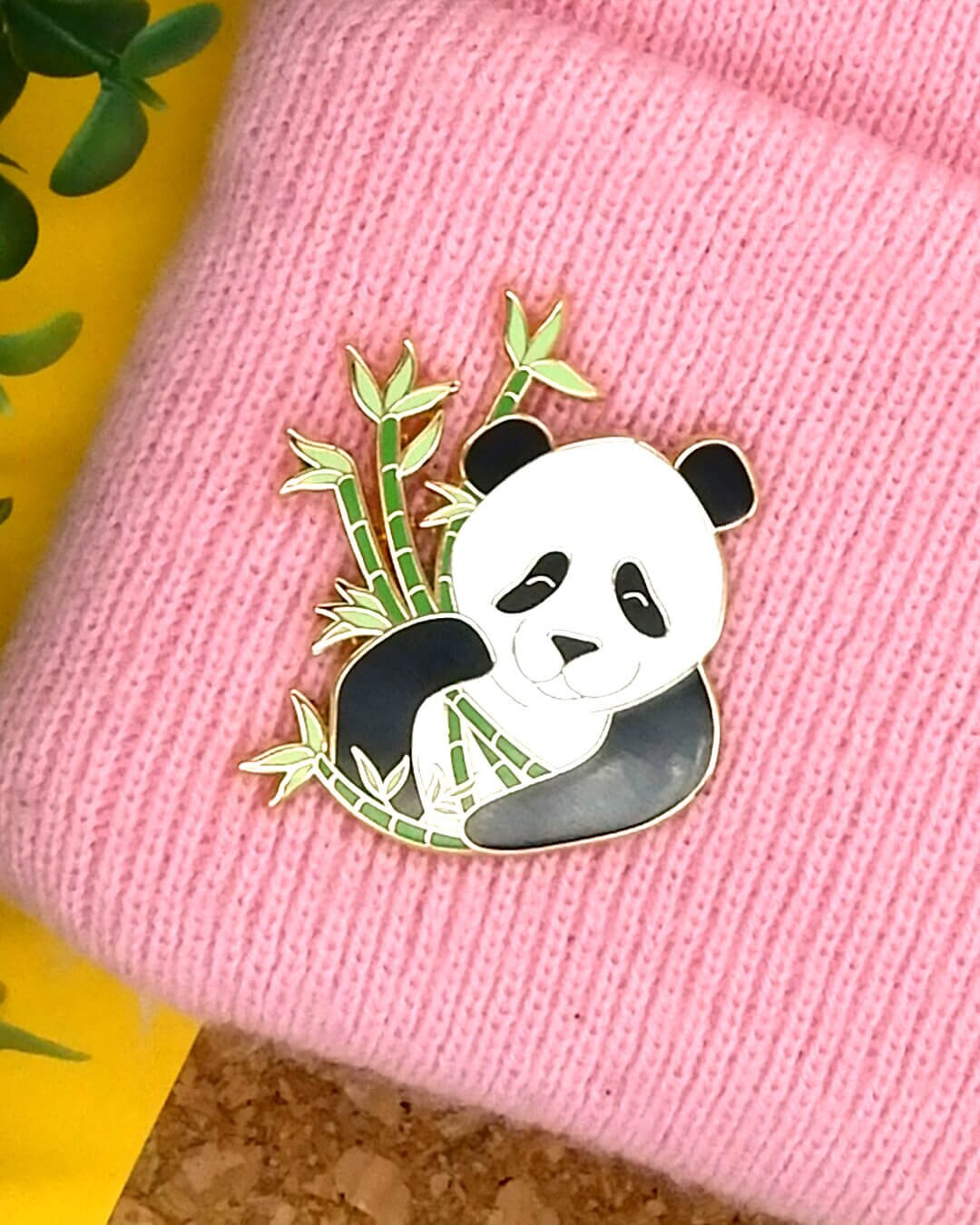 Giant Panda Enamel Pin. Endangered Animal Jacket Lapel Pin. Panda ...