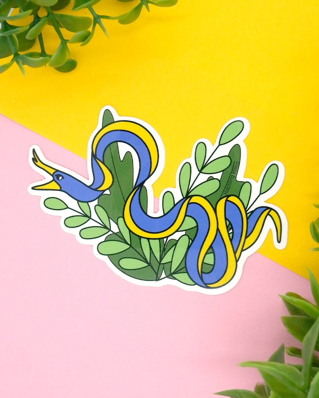 Ribbon Eel Die Cut Vinyl Waterproof Sticker. Marine Animal Laptop Decal ...