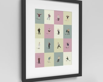 Alan Partridge Shooting Some Zombies at the Arcade. - Etsy