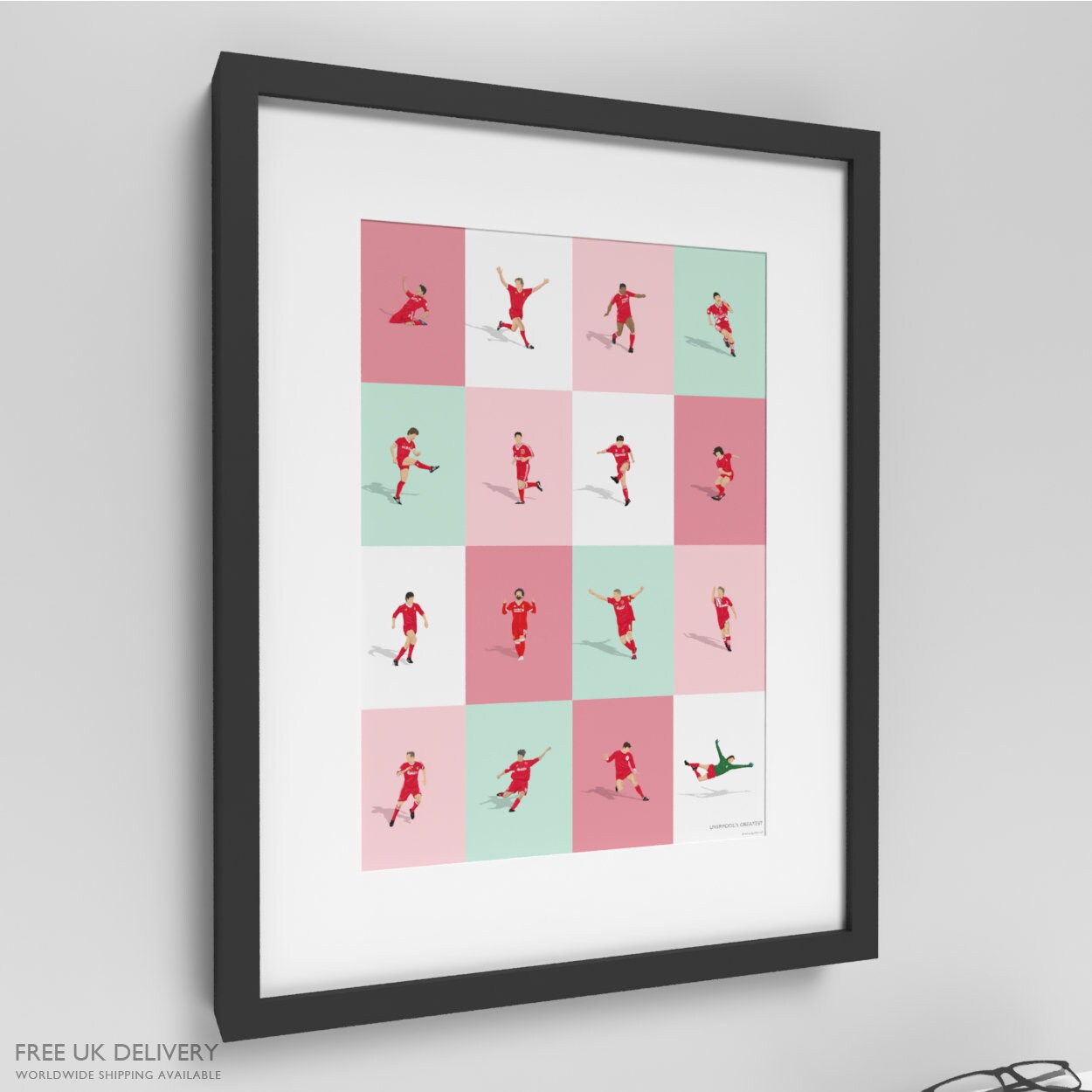 Prints Digital Prints Art & Collectibles Greatest Players Poster Print ...