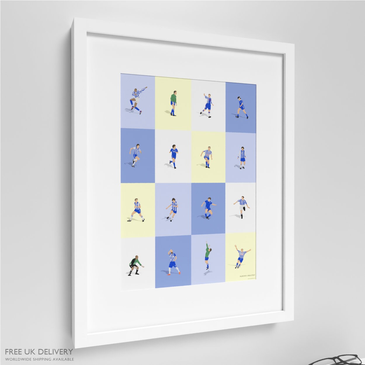 Prints Digital Prints Art & Collectibles Greatest Players Poster Print ...