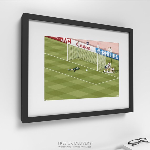 Digital Prints Art & Collectibles Paul Gascoigne England Tribute ...