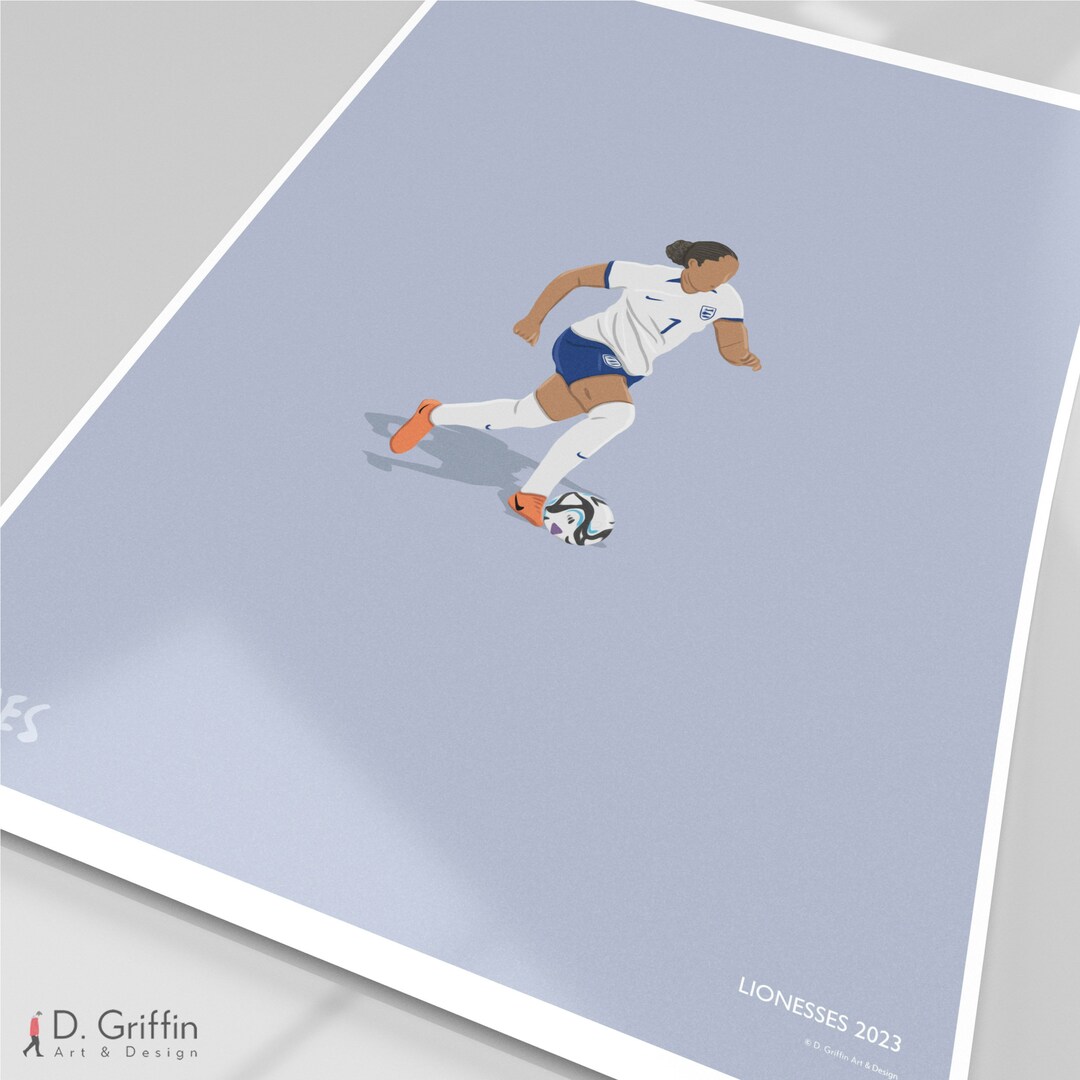 Lionesses Lauren James England World Cup 2023 Poster / - Etsy