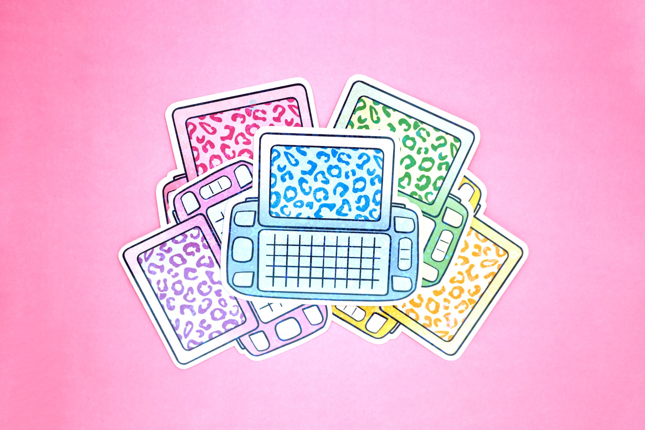 Holographic Y2K Retro Sidekick Phone / Cell Phone Decal | Etsy