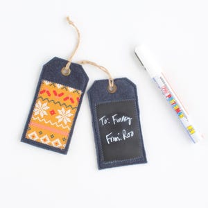 Christmas Gift Tags for Easy Presents - Set of 5 | Eco-friendly Gift ...