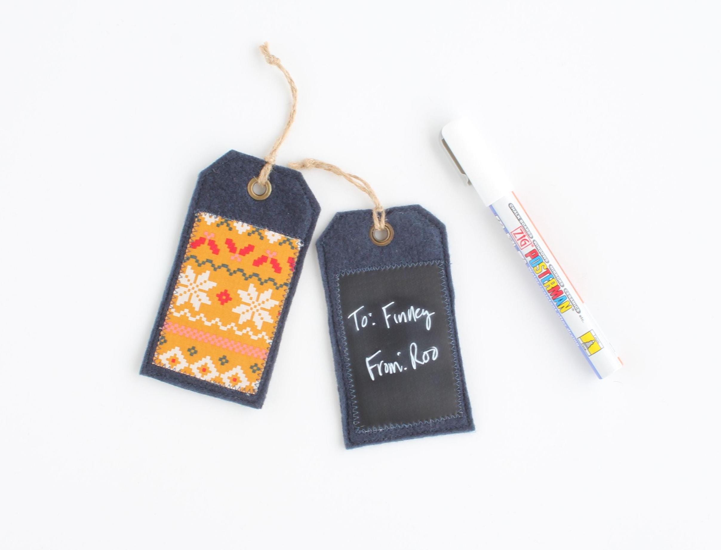Christmas Gift Tags for Easy Presents - Set of 5 | Eco-friendly Gift ...