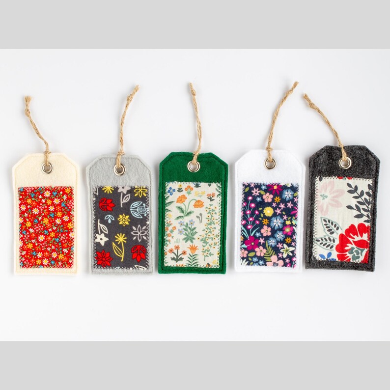 Bouquet Chalkboard Reusable Gift Tags Set of 5 Finney & Roo Sustainable ...