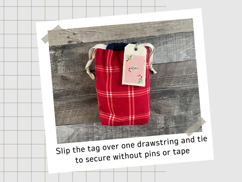 Christmas Gift Tags for Easy Presents Eco-friendly Gift Wrap Wipe-clean ...