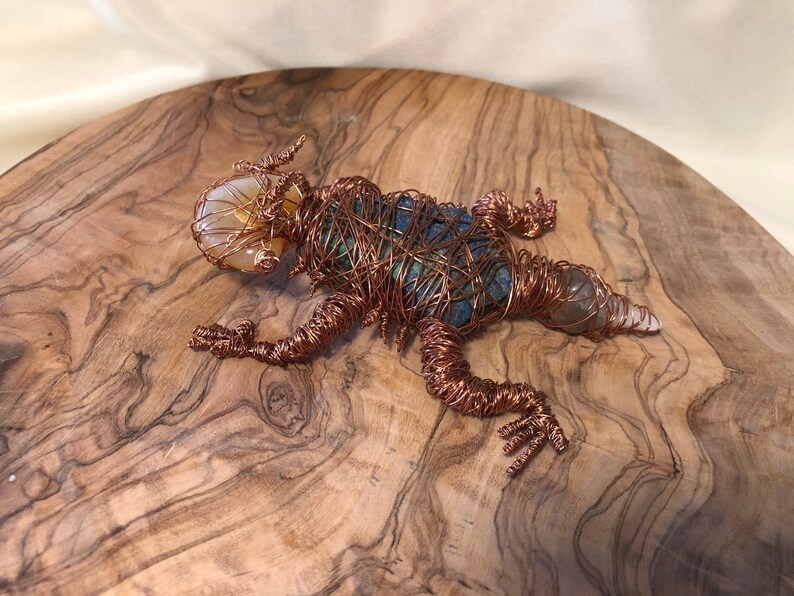 Copper Lizards, Wire Lizards, Whiptail Art, Horny Toad Art, Copper ...
