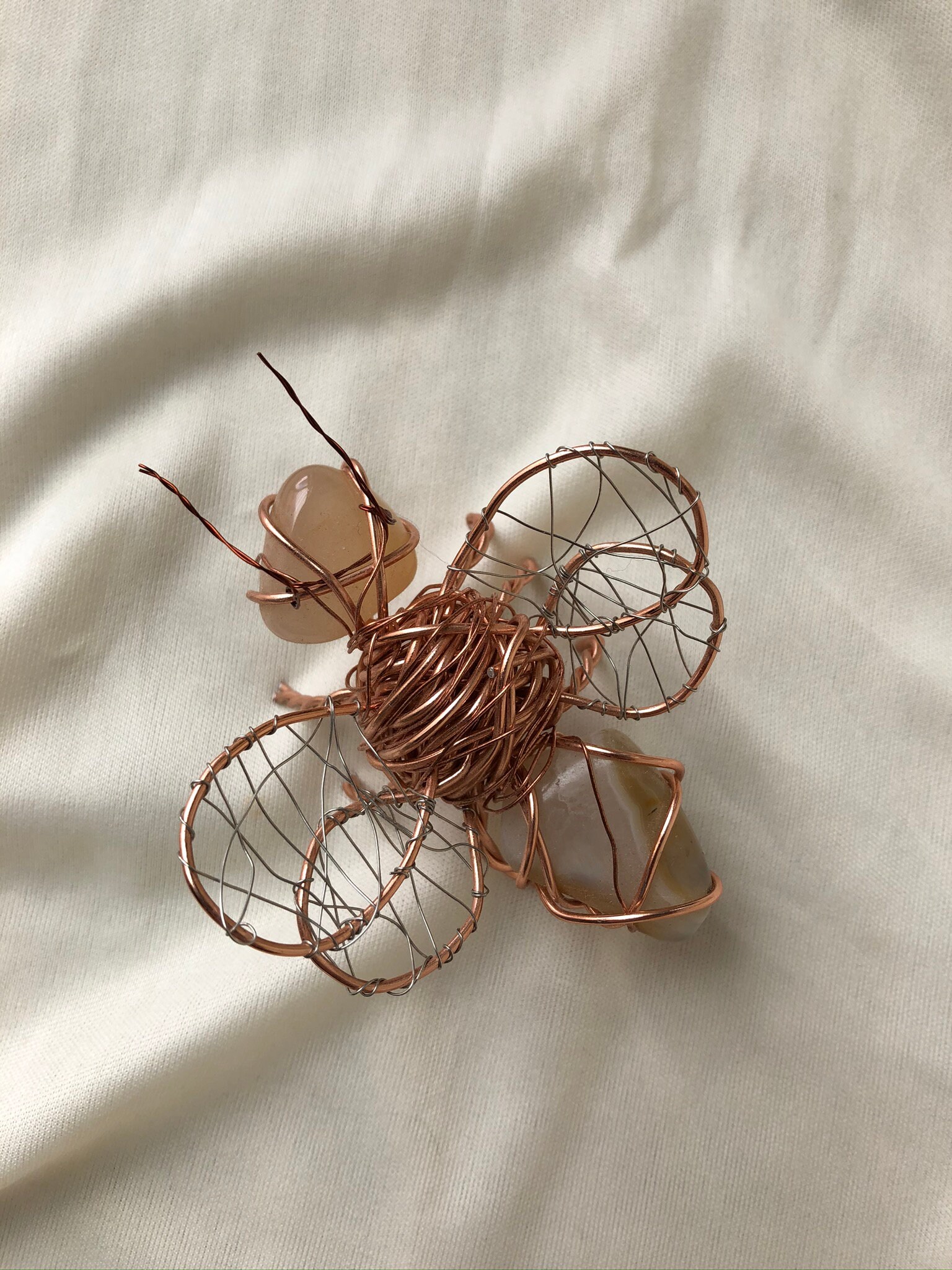 Copper Bugs Large, Copper Ant, Copper Butterfly, Wire Sculpture, Wire ...