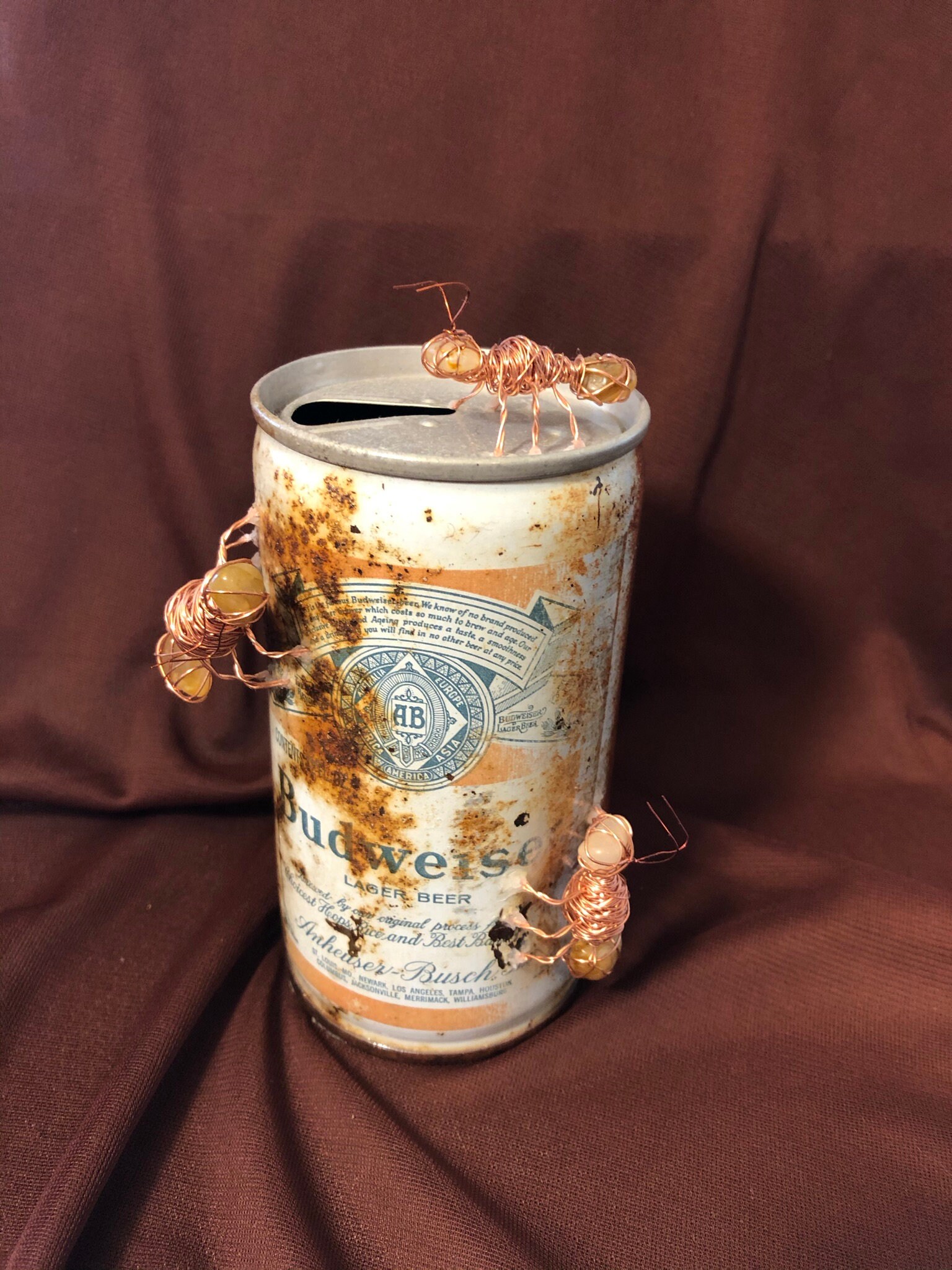 Copper ants on cans, ants, copper, - Etsy Nederland