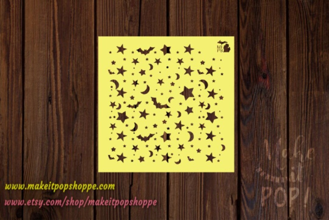 Twilight Stencil Randomized Pattern Stencil Background, Pattern Mesh or ...