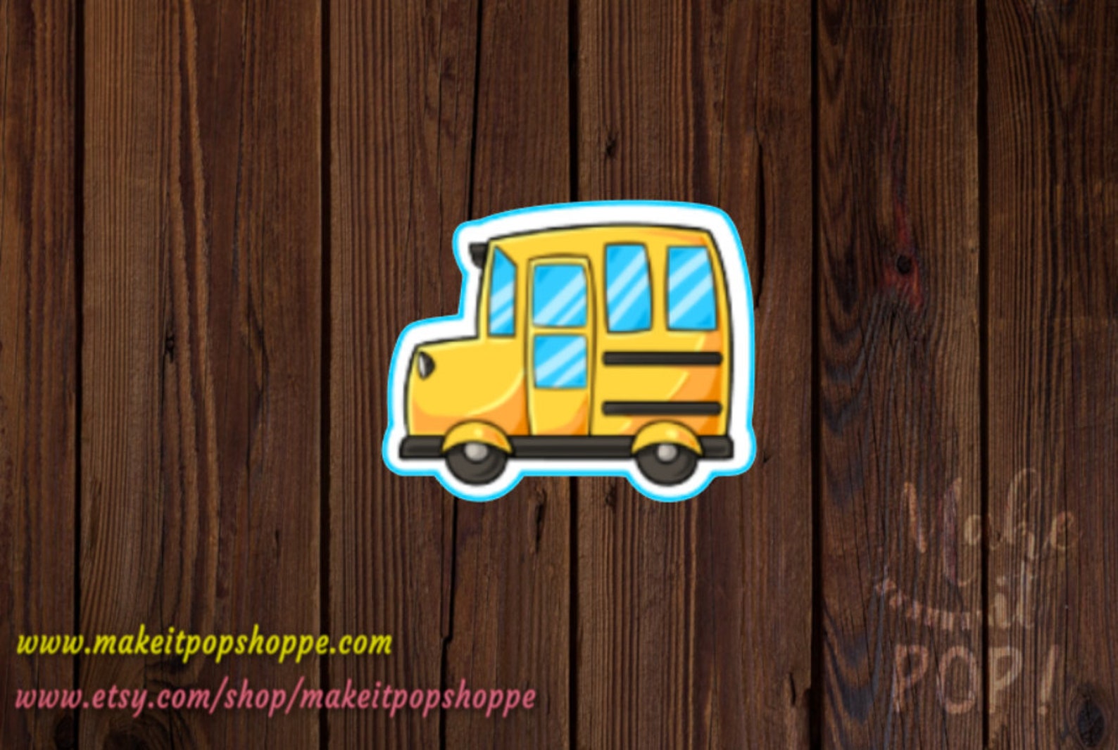School Bus side View stencil Available Back to | Etsy