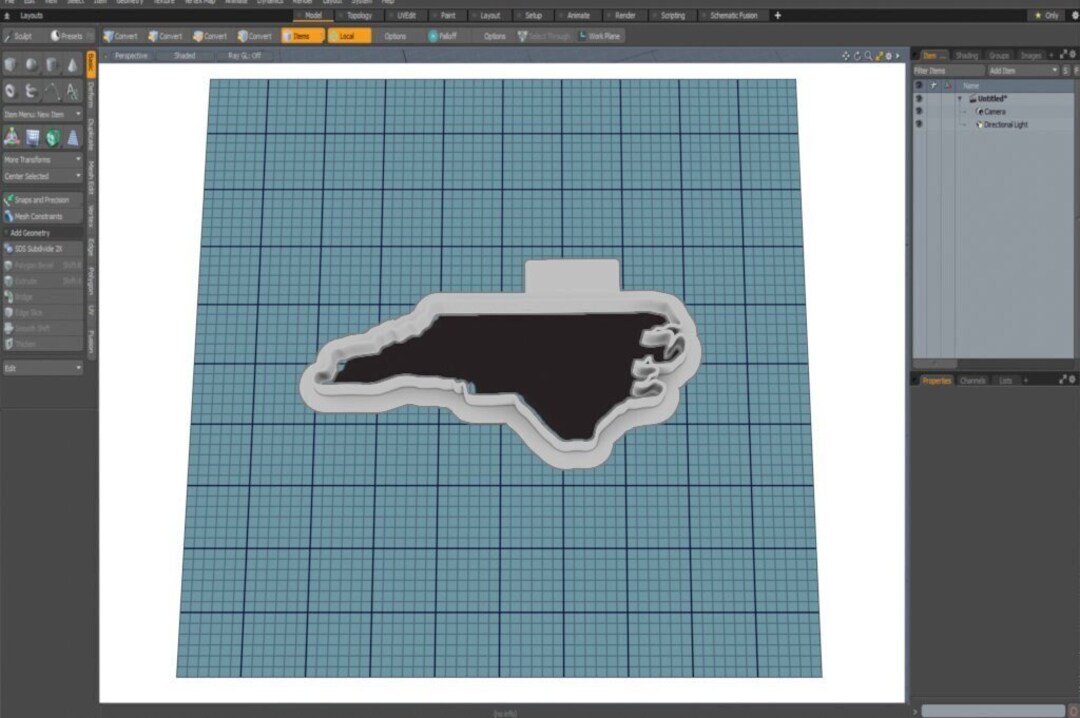 North Carolina Custom Cutter || State || Cookie Cutter || Digital ...