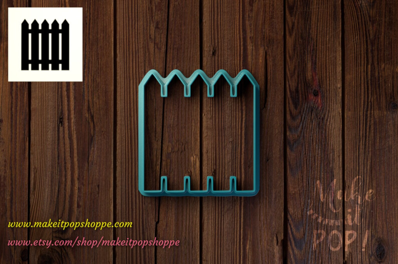 Fence, Cookie Cutter, Fondant Cutter, Real Estate, Realtor - Etsy