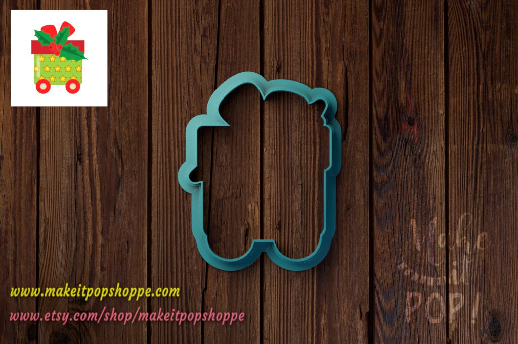 Christmas Train Cookie Cutter Engine Candy Cane Gifts | Etsy