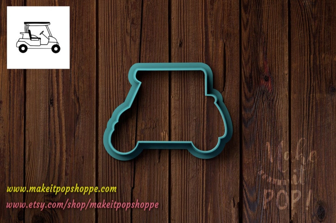 Golf Cart Cookie Cutter || Golf || Cart || Cookie Cutter - Etsy