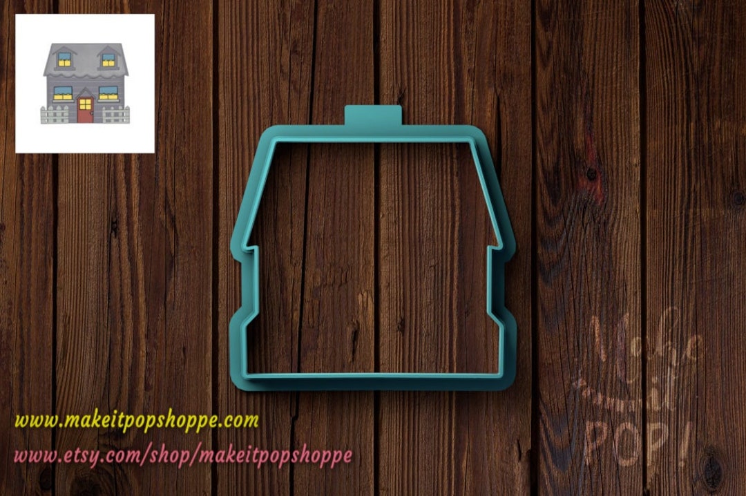 Cape Cod House||cookie Cutter, Fondant Cutter||real Estate, Realtor ...