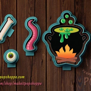 Cauldron Platter, Cookie Cutters, Halloween Cookies, Kitchen Utensil - Etsy