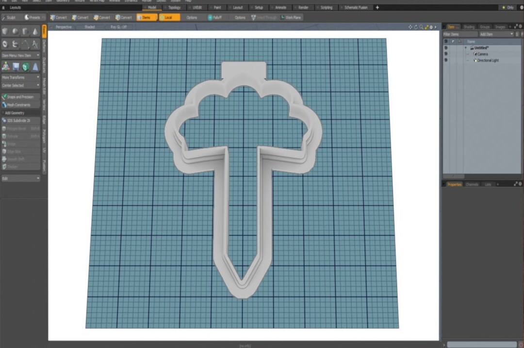 Shell Plaque Garden Stake Cutter || Garden Stake || Cookie Cutter ...