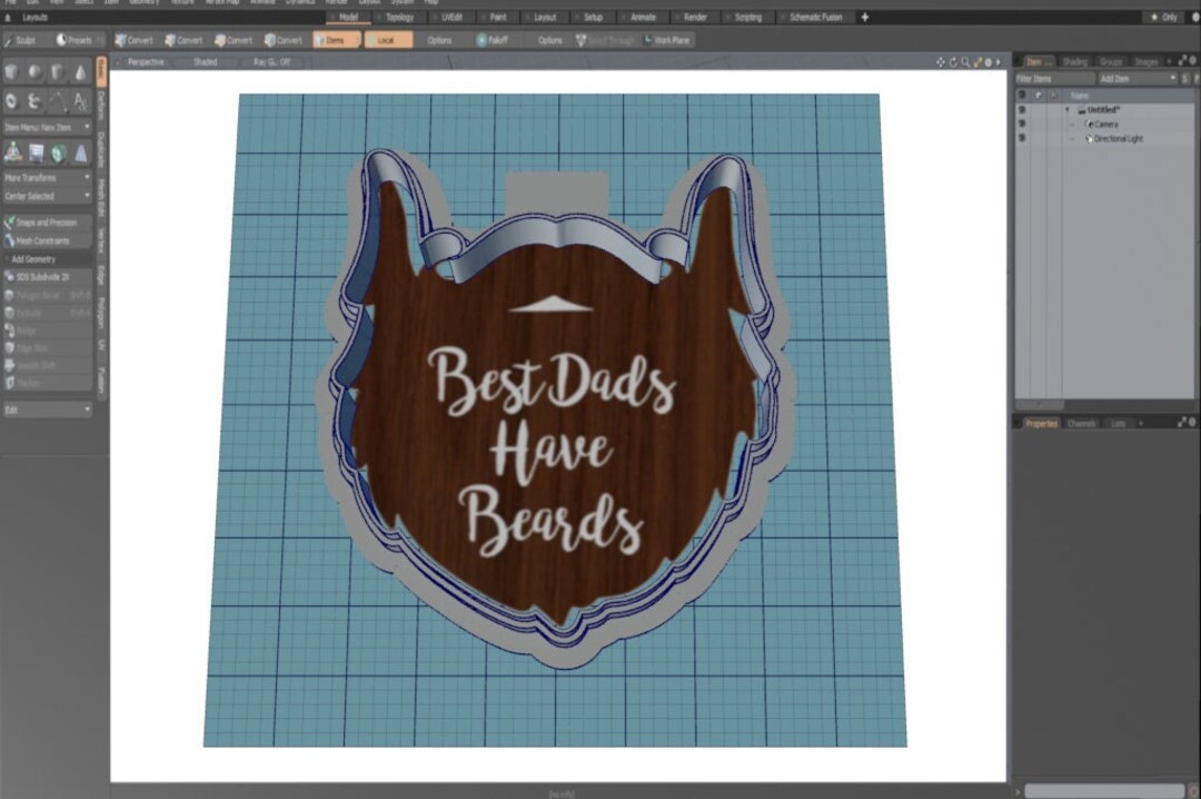 Dad Beard || Beard ||cookie Cutter || Digital Download || Instant ...