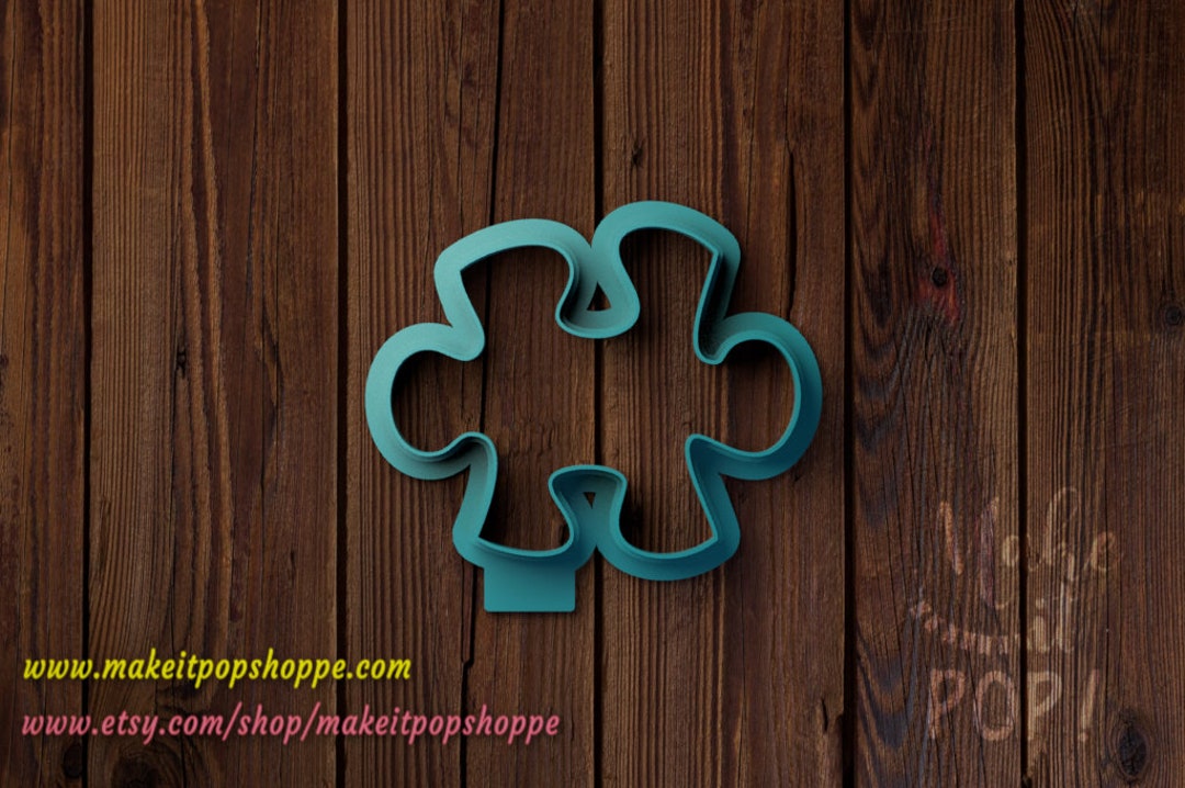 Puzzle Piece_6 Prong Cutter || Large Puzzle Piece || Puzzle || Autism Speaks - Etsy