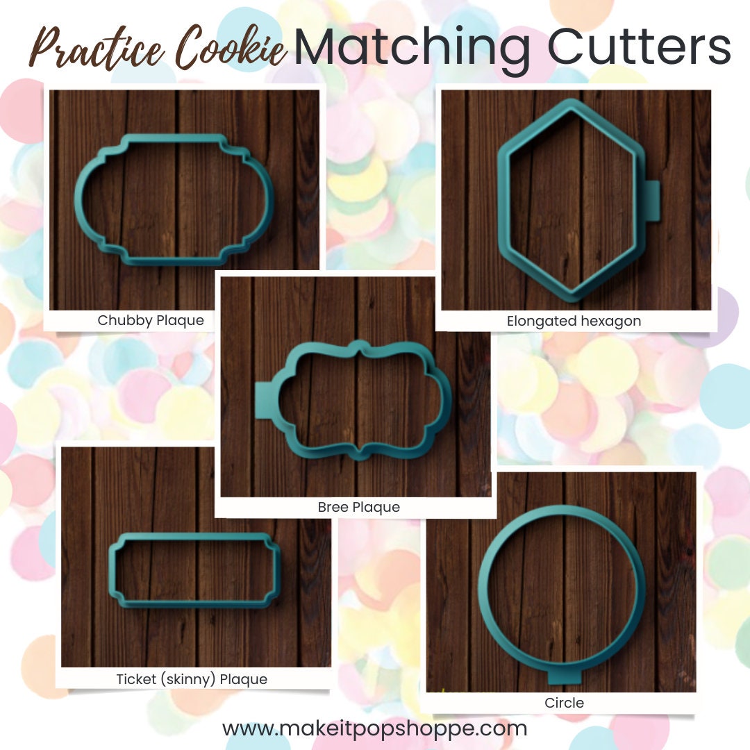 Practice Cookie CUTTERS Set || Cookie Cutter || Shapes || Practice ...